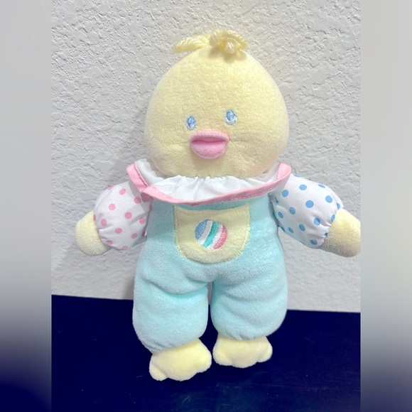 Eden | Toys | Vintage Eden Plush Terry Cloth Baby Duck Chick In Green ...